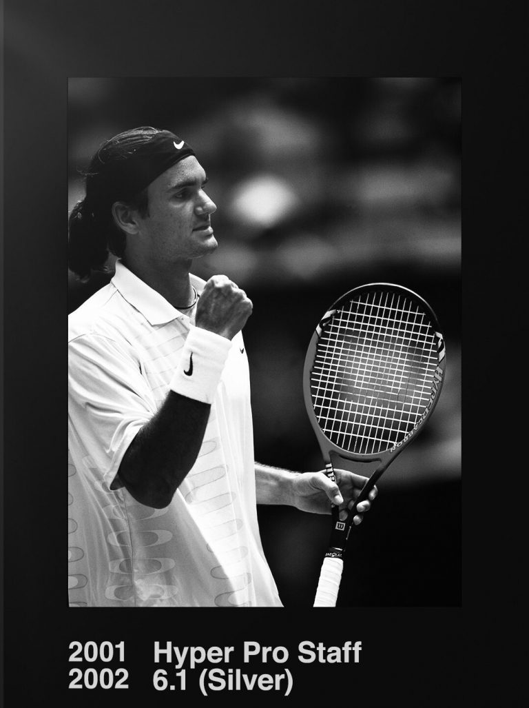 All Of Roger Federer's Racquets (1998-2022) - TENNISFANSITE.COM
